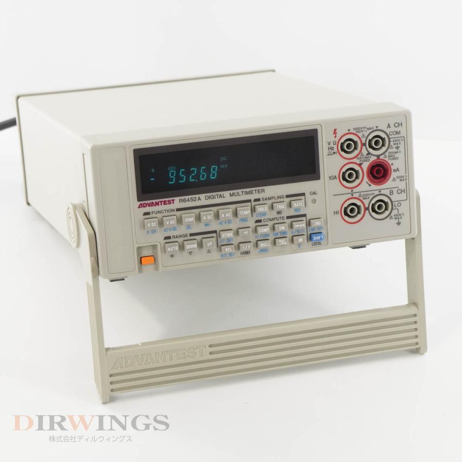 [DW]USED 8日保証 ADVANTEST R6452A DIGITAL MULTIMETER デジタルマルチメーター R13220 ...