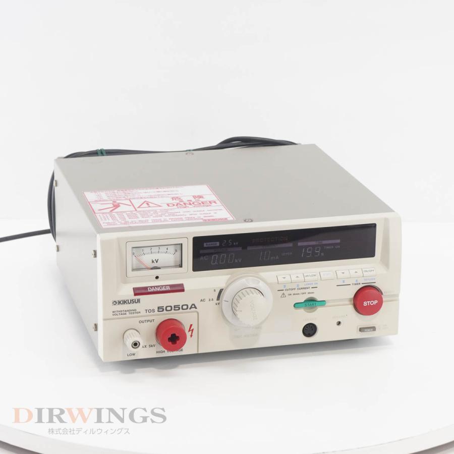 [DW]USED 8日保証 KIKUSUI TOS 5050A TOS5050A TOS5000 WITHSTANDING VOLTAGE ...
