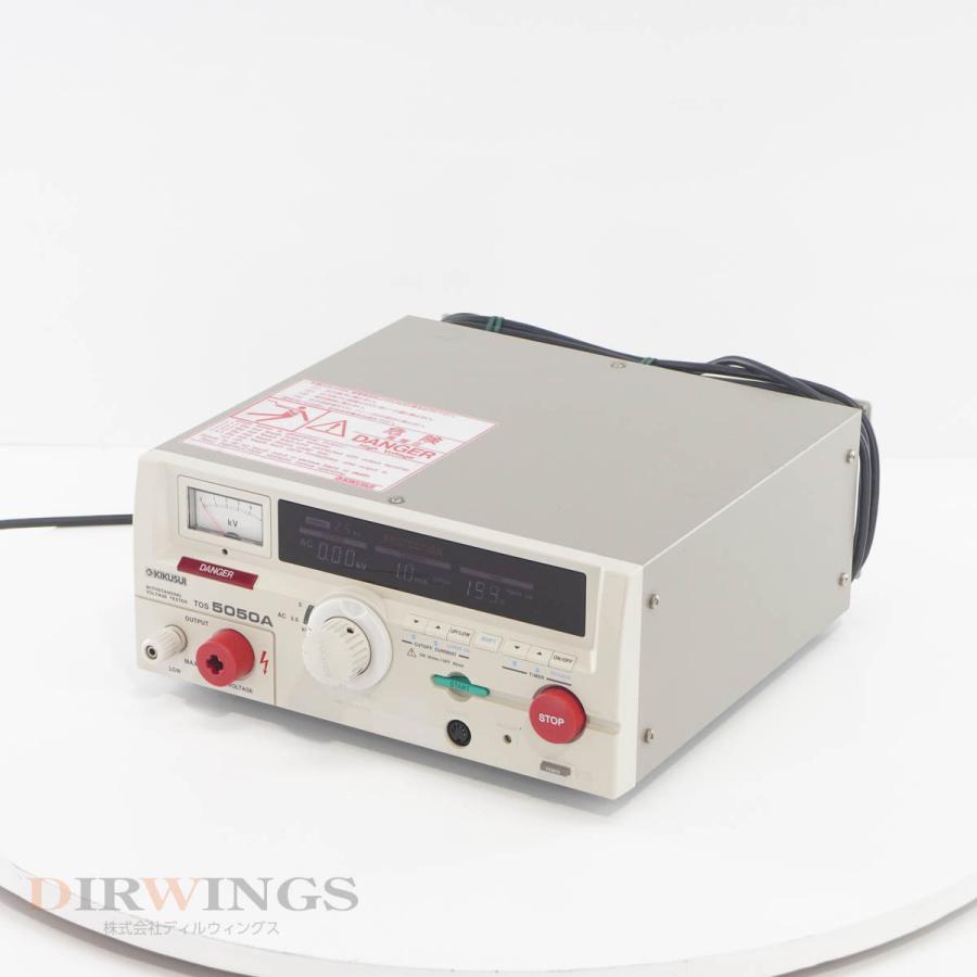 [DW]USED 8日保証 KIKUSUI TOS 5050A TOS5050A TOS5000 WITHSTANDING VOLTAGE ...