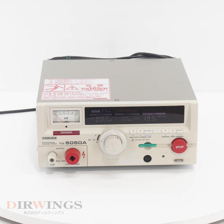 [DW]USED 8日保証 KIKUSUI TOS 5050A TOS5050A TOS5000 WITHSTANDING VOLTAGE ...