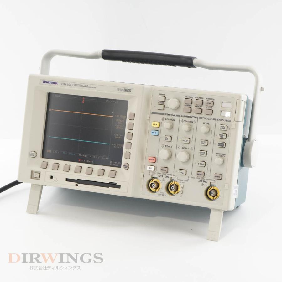 [DW]USED 8日保証 Tektronix TDS 3012 TDS3012 DIGITAL PHOSPHOR OSCILLOSCOPE ...