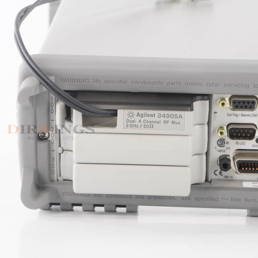 [DW]USED 8日保証 Agilent 34970A Data Acquisition/Switch Unit データ収集/スイッチユニット 34905A [06251-0001 ...