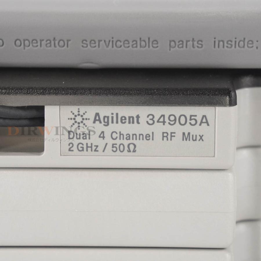[DW]USED 8日保証 Agilent 34970A Data Acquisition/Switch Unit データ収集/スイッチユニット 34905A [06251-0001 ...