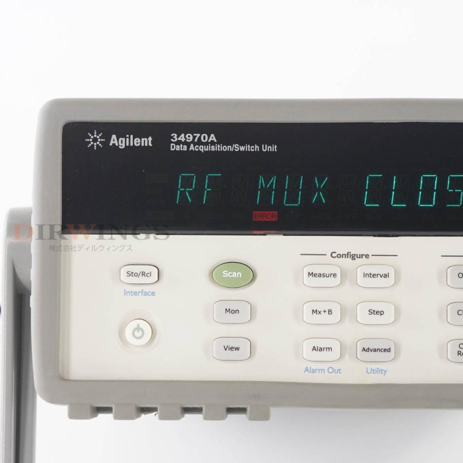 [DW]USED 8日保証 Agilent 34970A Data Acquisition/Switch Unit データ収集/スイッチユニット 34905A [06251-0002 ...