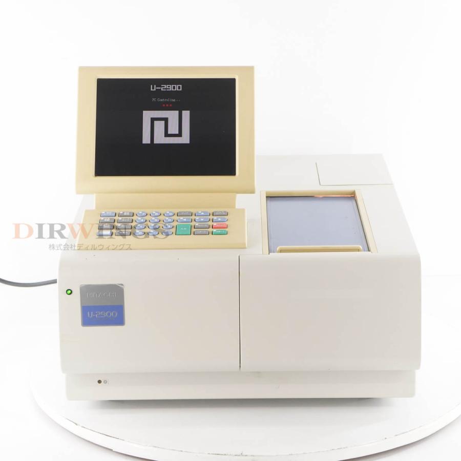 [DW]USED 8日保証 HITACHI U-2900 Double Beam Spectrophotometer ダブルビーム 分光光度計 DPU-414 電源コード [06254 ...