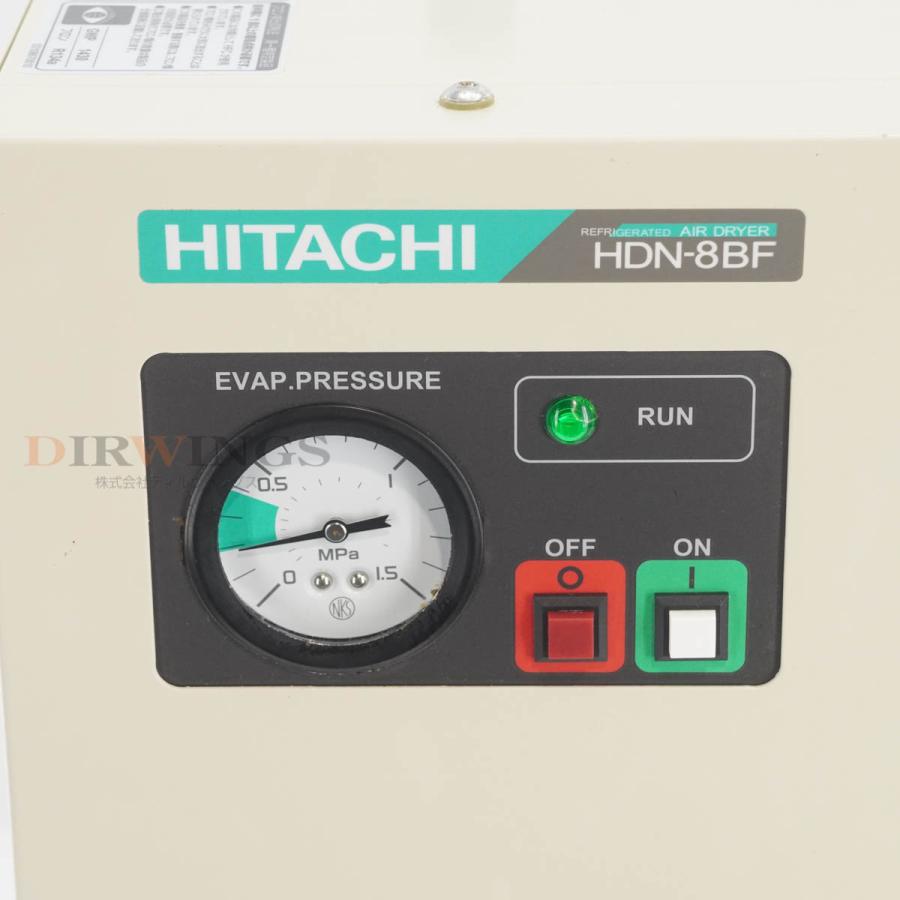 [JB]USED 保証なし HITACHI HDN-8BF REFRIGERATED AIR DRYER 冷凍式 エアードライヤー ...