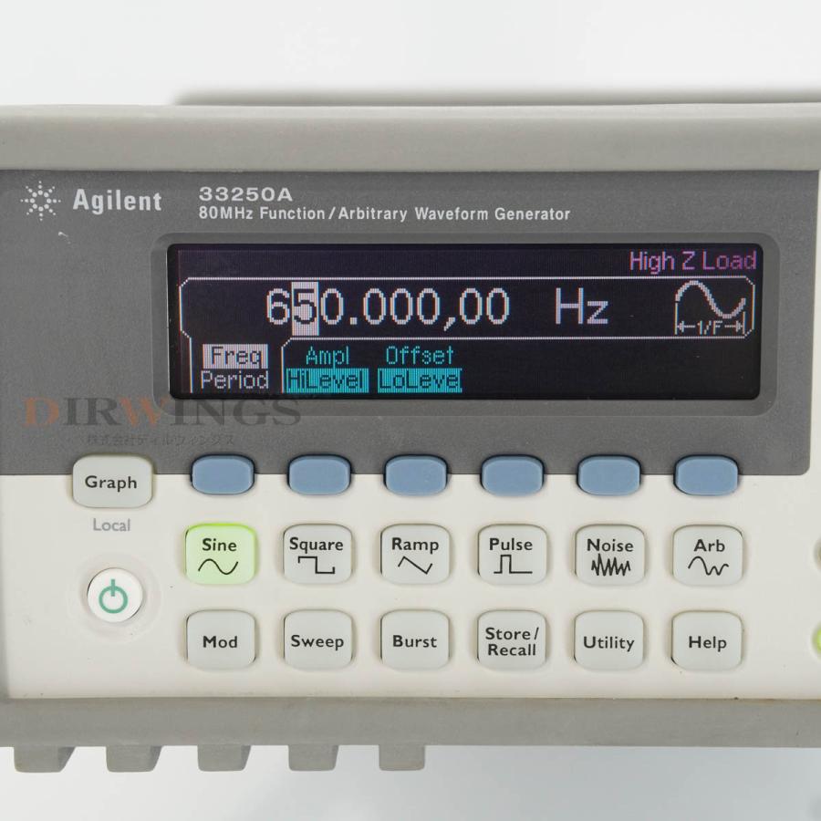 [DW]USED 8日保証 Agilent 33250A Function/Arbitrary Waveform Generator ...