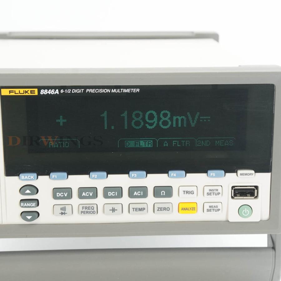 [DW]USED 8日保証 FLUKE 8846A 6-1/2 DIGIT PRECISION MULTIMETER 6.5桁高確度マルチ ...