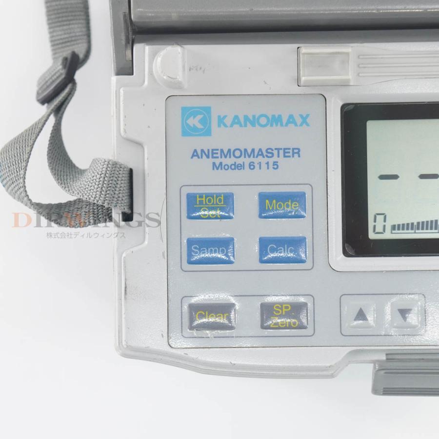 [JB]USED 保証なし KANOMAX 6115 ANEMOMASTER アネモマスター 風速計 取扱説明書 [06259-0011 ...