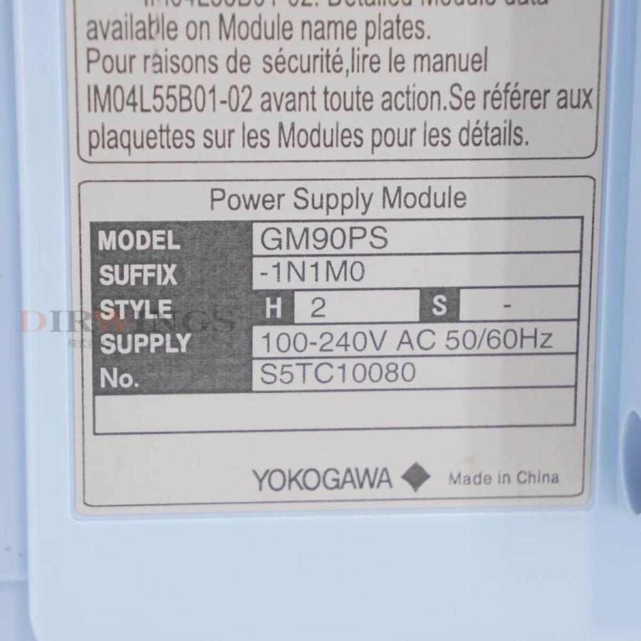 [JB]USED 保証なし YOKOGAWA GM90PS -1N1M0 SMARTDAC+ Power Supply Module 電源 ...