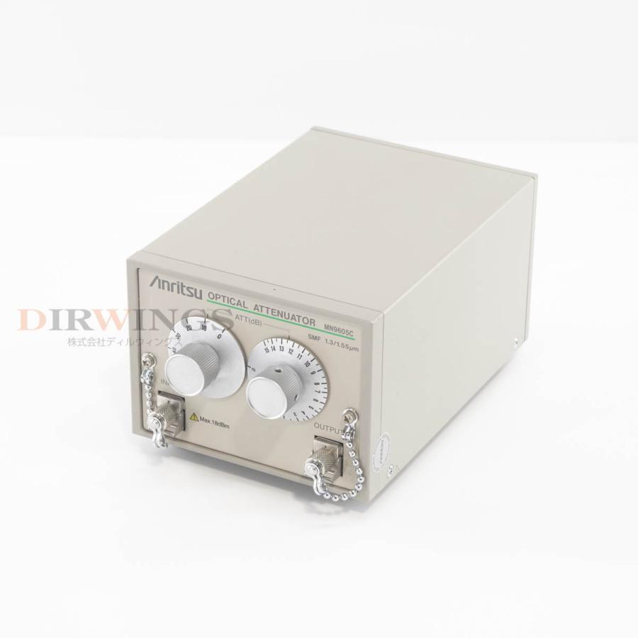 [JB]USED 保証なし Anritsu MN9605C OPTICAL ATTENUATOR 光減衰器 オプティカルアッテネーター SMF 1.3/1.55μm 取扱説明書 [06259 ...