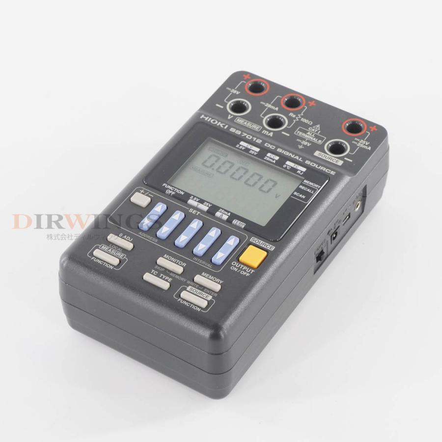 [JB]USED 保証なし HIOKI SS7012 DC SIGNAL SOURCE DCシグナルソース ACアダプター 取扱説明書 ...