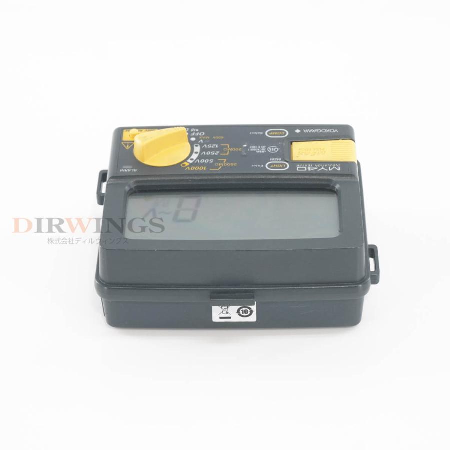 [JB]USED 保証なし YOKOGAWA MY40 MY40-01 INSULATION TESTER デジタル絶縁抵抗計 取扱説明書 ...