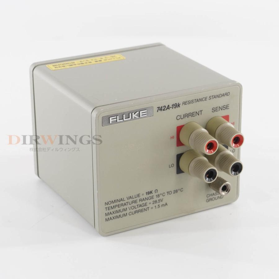 [DW]USED 8日保証 FLUKE 742A-19K 742A RESISTANCE STANDARD 抵抗標準器 [06259-0240 ...