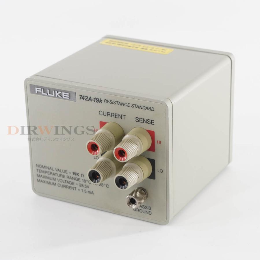 [DW]USED 8日保証 FLUKE 742A-19K 742A RESISTANCE STANDARD 抵抗標準器 [06259-0240 ...