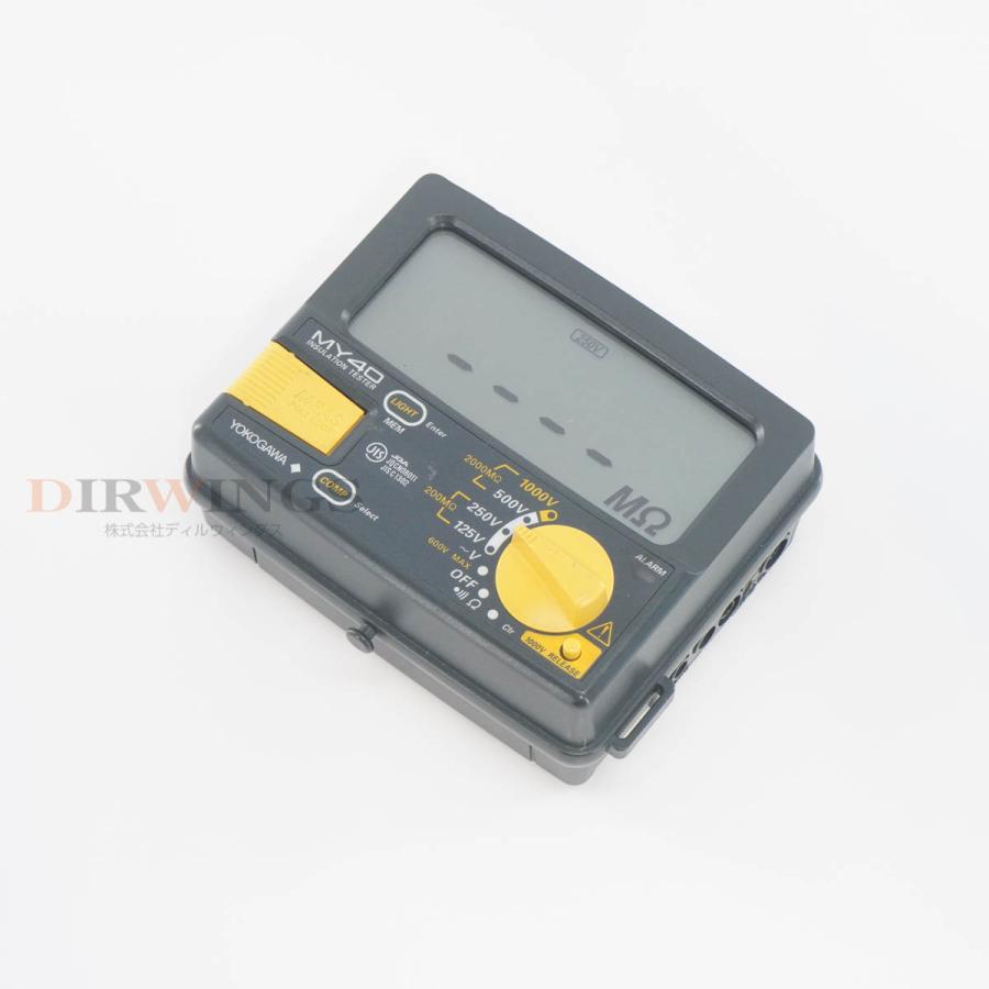 [DW]USED 8日保証 校正2025年4月まで有効 YOKOGAWA MY40 MY40-01 INSULATION TESTER ...