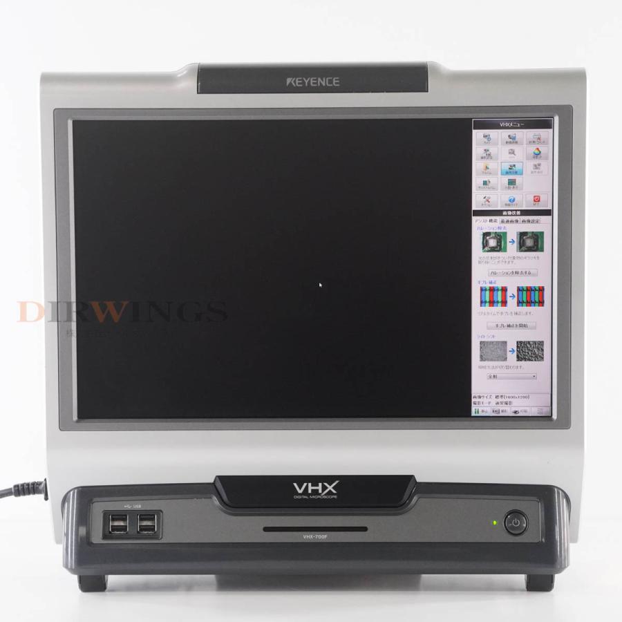 [DW]USED 8日保証 KEYENCE VHX-700F DIGITAL MICROSCOPE デジタルマイクロスコープ VH-Z20R VH-S30B VH-S30F 電源コード ...