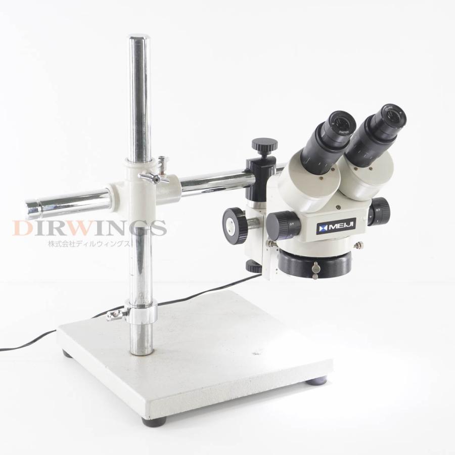 [DW]USED 8日保証 MEIJI TECHNO EMZ Microscope 顕微鏡 実体顕微鏡 SWF10× [06275-0021 ...