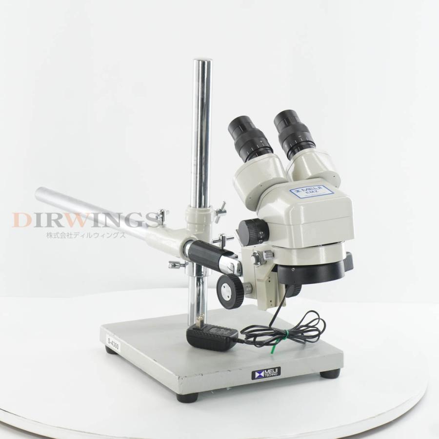 [JB]USED 保証なし MEIJI TECHNO EMZ Microscope 顕微鏡 実体顕微鏡 S-4300 [06275-0057 ...