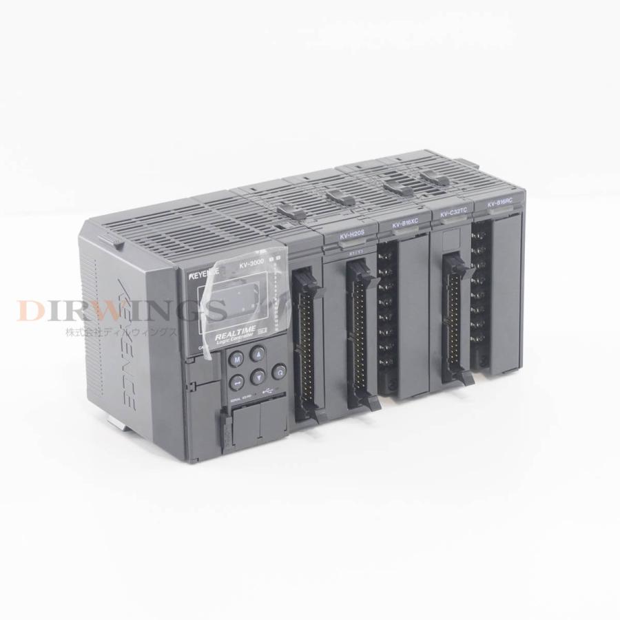 [JB]USED 保証なし KEYENCE KV-3000 PLC プログラマブルコントローラー シーケンサー KV-H20S KV ...