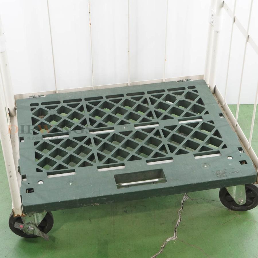 [PG]USED 8日保証 2セット入荷 4台セット YAMATO COMBITAINER P-60 カゴ車 カゴ台車 ロールボックス 底樹脂 ...