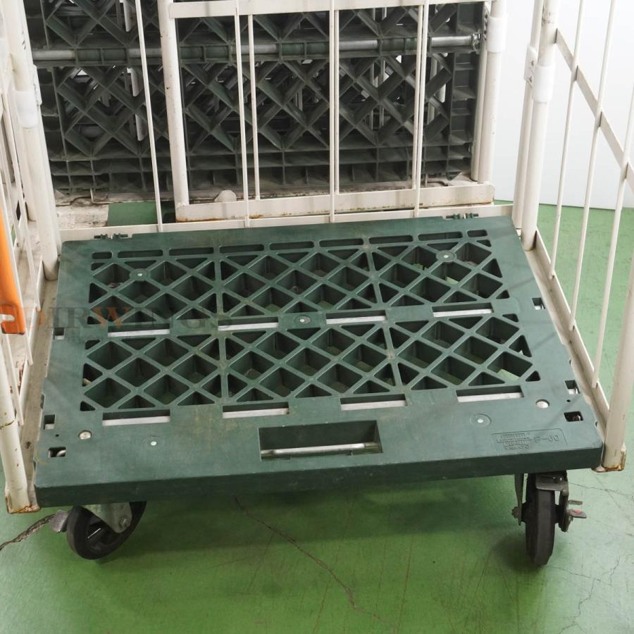 [PG]USED 8日保証 2セット入荷 4台セット YAMATO COMBITAINER P-60 カゴ車 カゴ台車 ロールボックス 底樹脂 ...