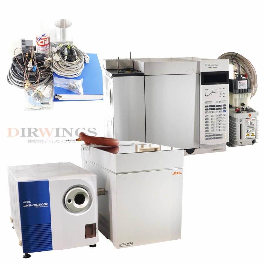 [DW]USED 8日保証 セット Agilent JEOL 7890A JMS-Q1050GC G3440A GC System Gas ...