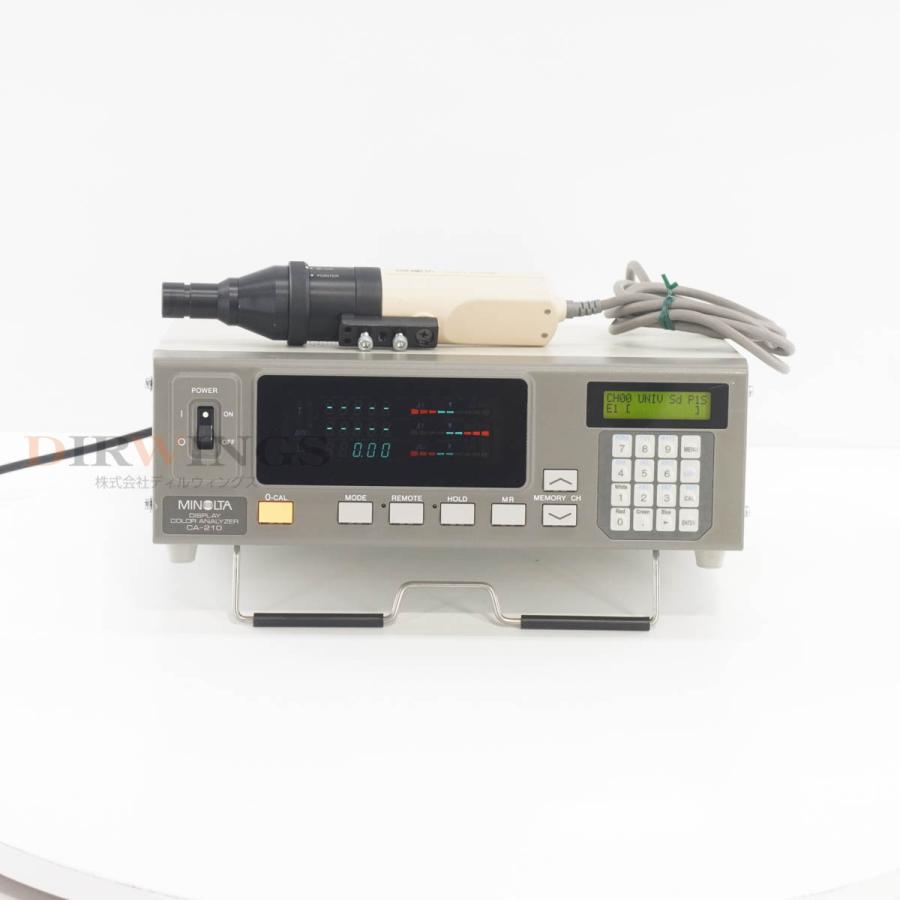 [DW]USED 8日保証 MINOLTA CA-210 DISPLAY COLOR ANALYZER ディスプレイカラーアナライザー S-PROBE [06303-0001] : ソクラボ ...