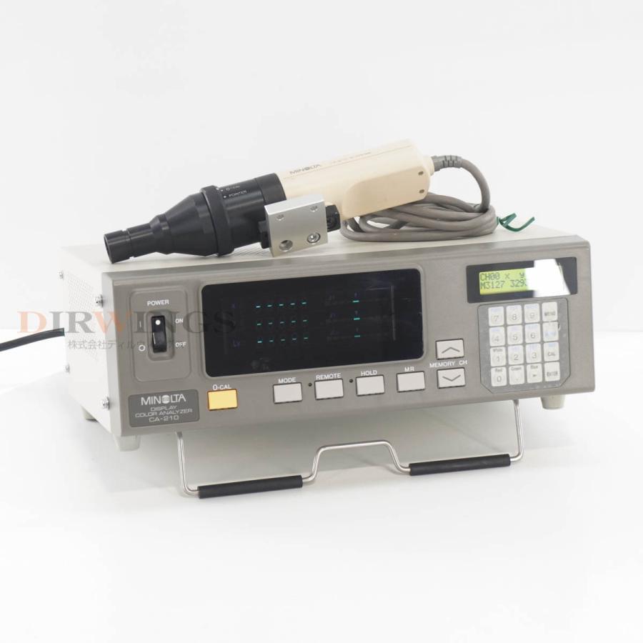[DW]USED 8日保証 MINOLTA CA-210 DISPLAY COLOR ANALYZER ディスプレイカラーアナライザー S-PROBE [06303-0003] : ソクラボ ...