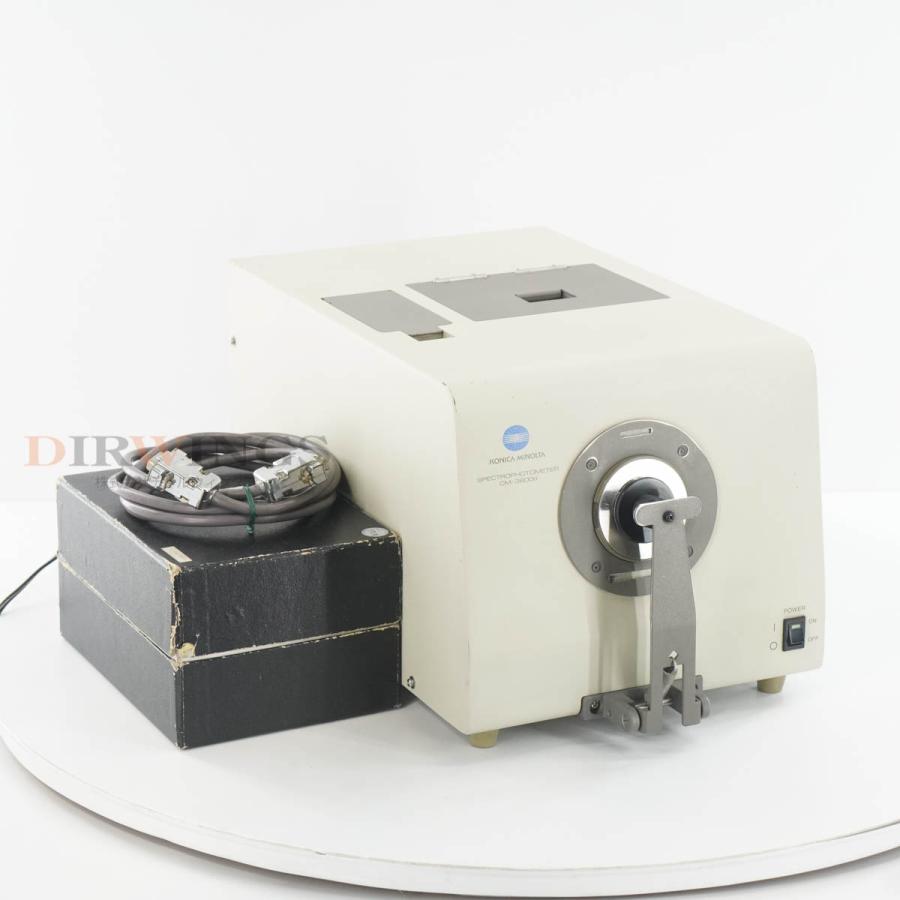 [DW]USED 8日保証 KONICAMINOLTA CM-3600d SPECTROPHOTOMETER 分光測色計 ACアダプター ...