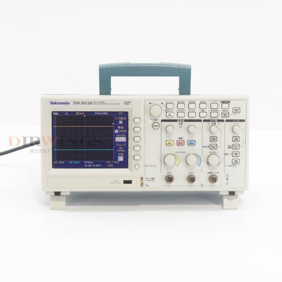 [DW]USED 8日保証 Tektronix TDS 2012B TDS2012B DIGITAL STORAGE OSCILLOSCOPE ...
