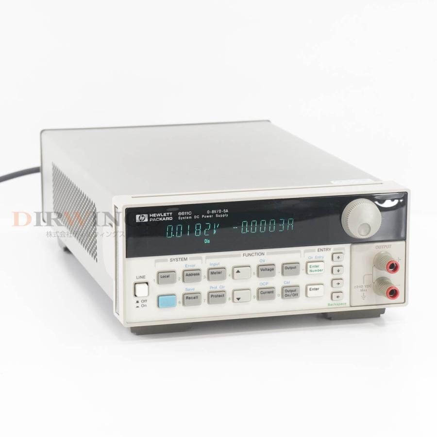 [DW]USED 8日保証 HP 6611C System DC Power Supply システム電源 DC電源 直流電源 0-8V/0 ...
