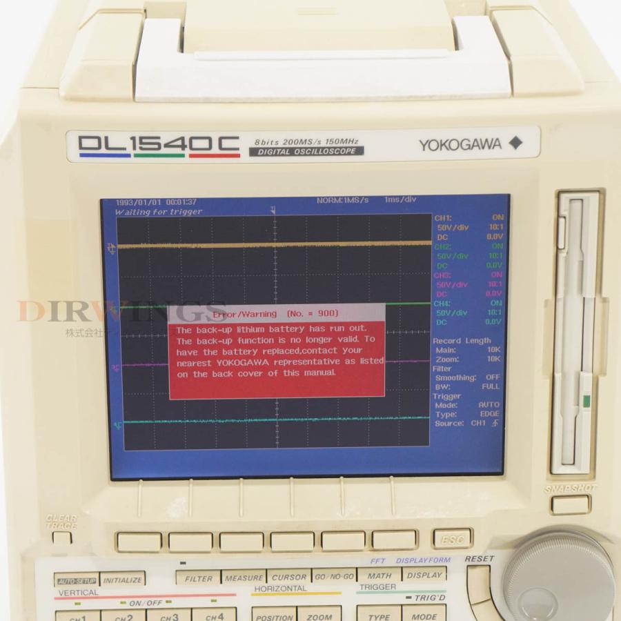 [DW]USED 8日保証 YOKOGAWA DL1540C 701530-M/B5/F1/E1 DIGITAL OSCILLOSCOPE ...