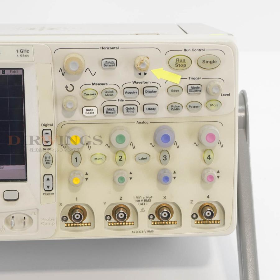 [JB]USED 保証なし Agilent MSO6104A Mixed Signal Oscilloscope オシロスコープ OPT ...