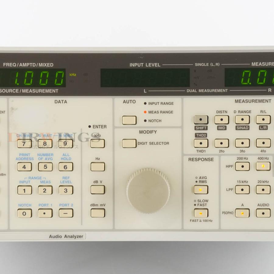 [DW]USED 8日保証 Panasonic VP-7782A Audio Analyzer オーディオアナライザー [06322-0076] : ソクラボショップ - 通販 - Yahoo ...