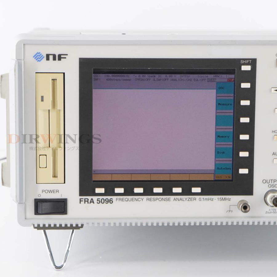[DW]USED 8日保証 NF FRA 5096 FRA5096 FREQUENCY RESPONSE ANALYZER 周波数特性分析器 ...