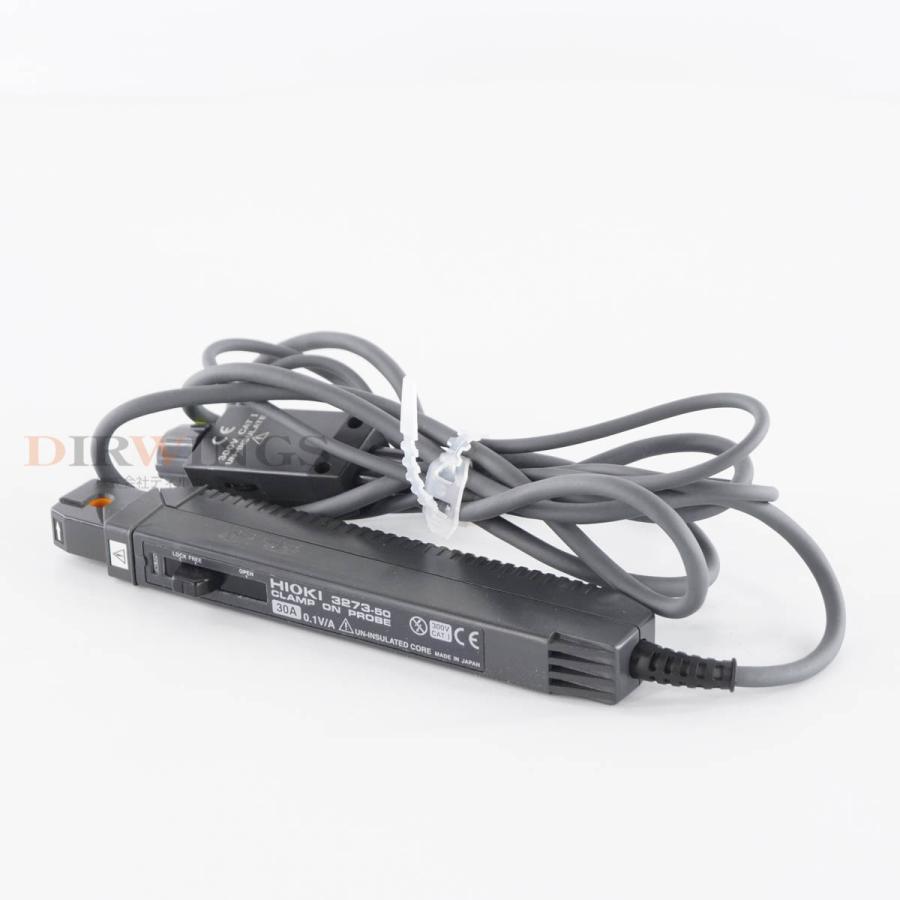 [DW]USED 8日保証 HIOKI 3273-50 CLAMP ON PROBE クランプオンプローブ 電圧プローブ 30A [06322 ...