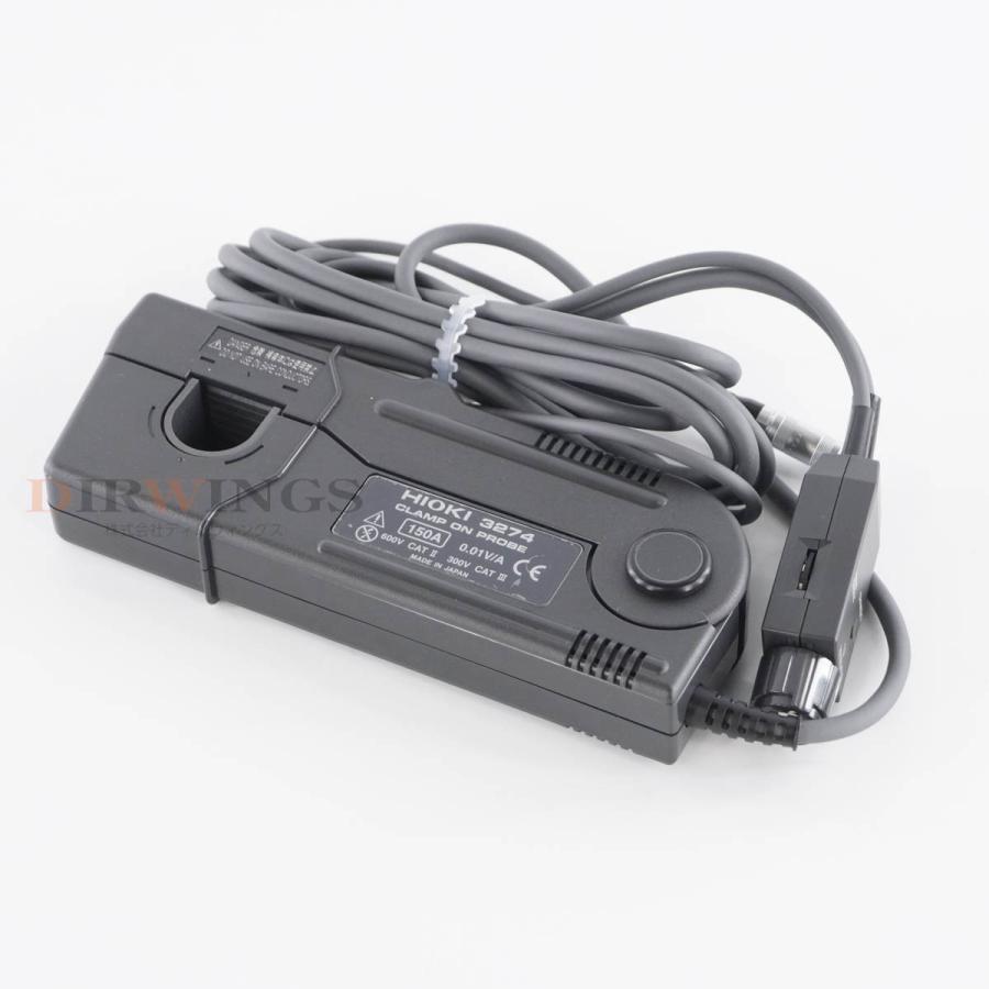 [DW]USED 8日保証 HIOKI 3274 CLAMP ON PROBE クランプオンプローブ 電流プローブ カレントプローブ 150A ...