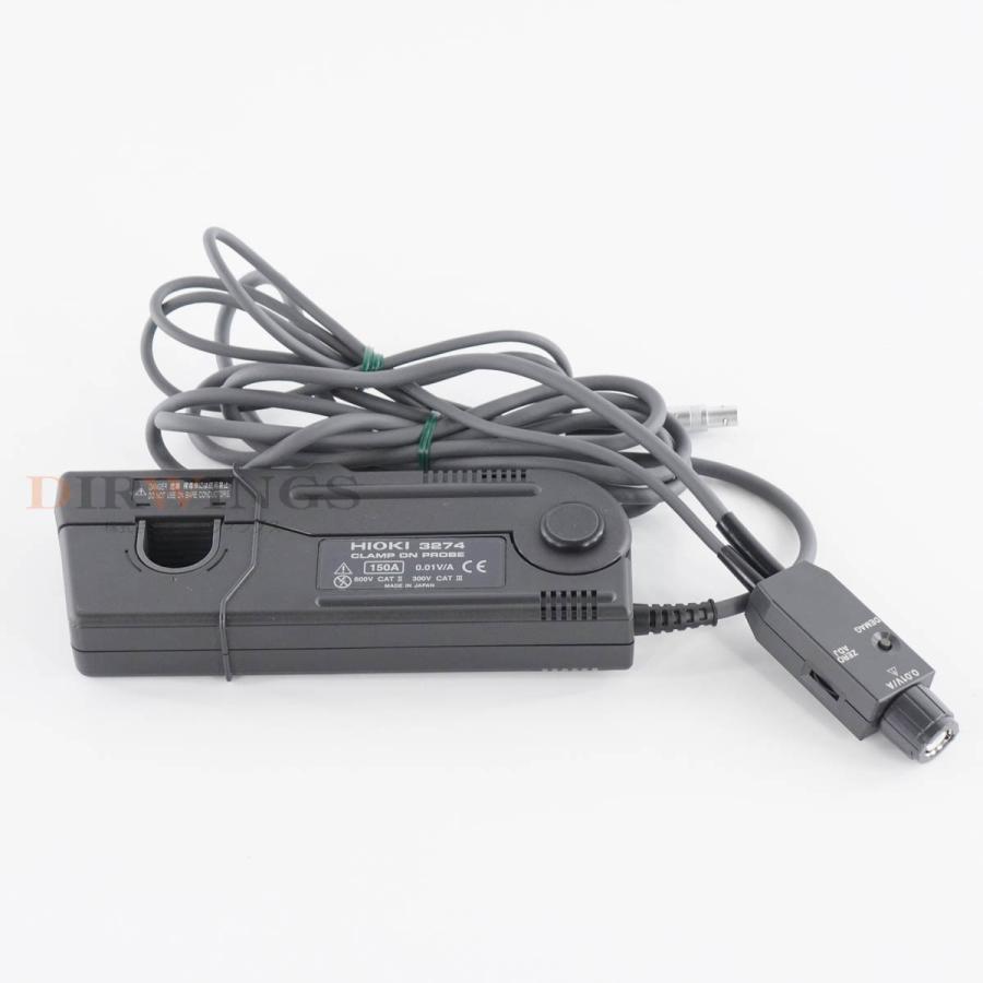 [DW]USED 8日保証 HIOKI 3274 CLAMP ON PROBE クランプオンプローブ 電流プローブ カレントプローブ 150A ...