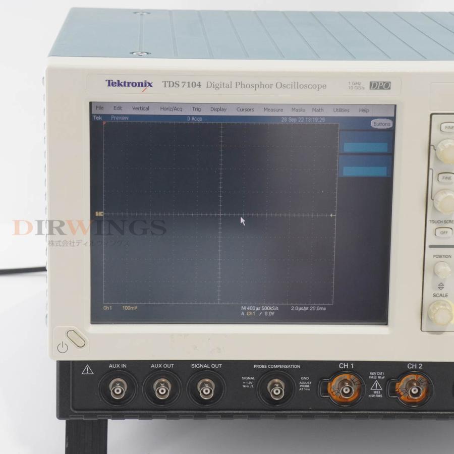[DW]USED 8日保証 Tektronix TDS 7104 TDS7104 DPO Digital Phosphor ...