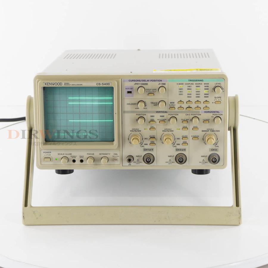 [DW]USED 8日保証 KENWOOD CS-5400 READOUT OSCILLOSCOPE オシロスコープ 100MHz [06325-0012] : DIRWINGSショップ ...