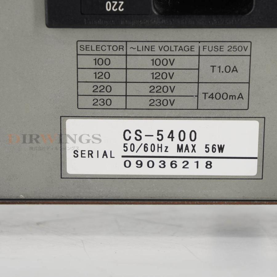 [DW]USED 8日保証 KENWOOD CS-5400 READOUT OSCILLOSCOPE オシロスコープ 100MHz [06325-0012] : DIRWINGSショップ ...