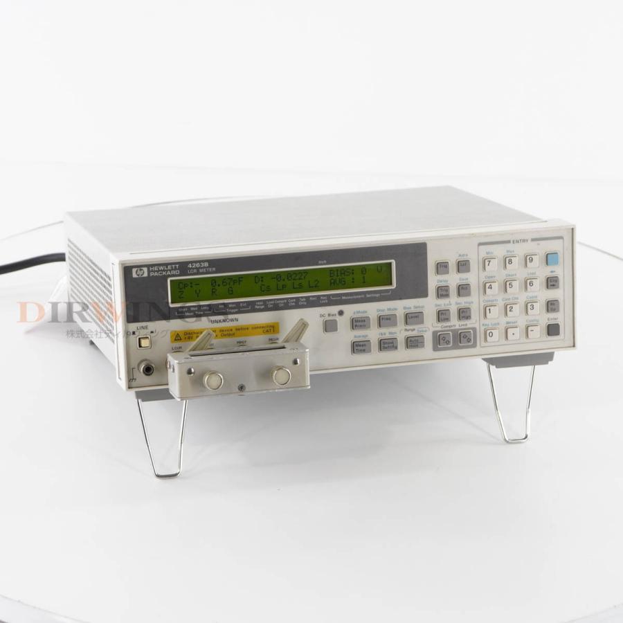 [DW]USED 8日保証 セルフテストPASS HP 4263B LCR METER LCRメーター OPT 001 16047E ...