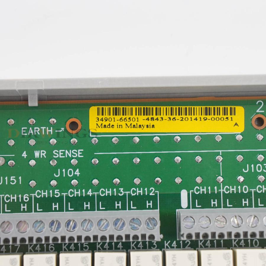 [DW]USED 8日保証 Agilent 34901A 20 Channel Multiplexer 34970A/34972A用 ...