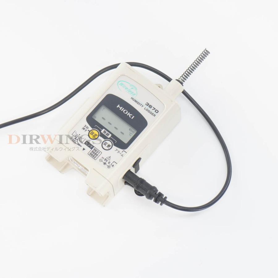 [DW]USED 8日保証 HIOKI 3670 HUMIDITY LOGGER 温湿度ロガー ワイヤレスロガー ACアダプター [06325 ...