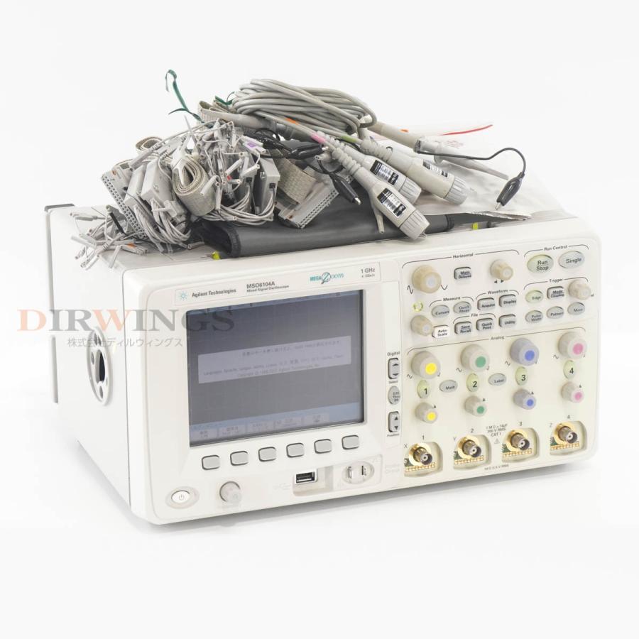 [DW]USED 8日保証 Agilent MSO6104A Mixed Signal Oscilloscope オシロスコープ OPT ...
