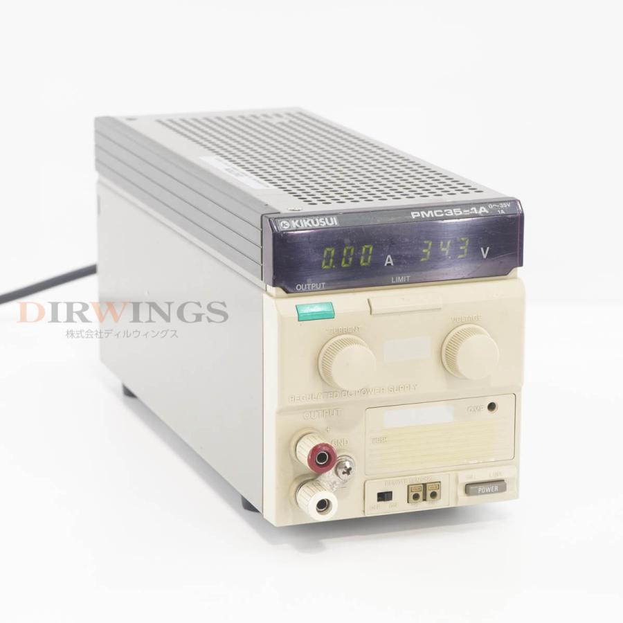 [JB]USED 保証なし KIKUSUI PMC35-1A REGULATED DC POWER SUPPLY 直流安定化電源 DC電源 直流電源 0~35V 1A [06325-0174 ...