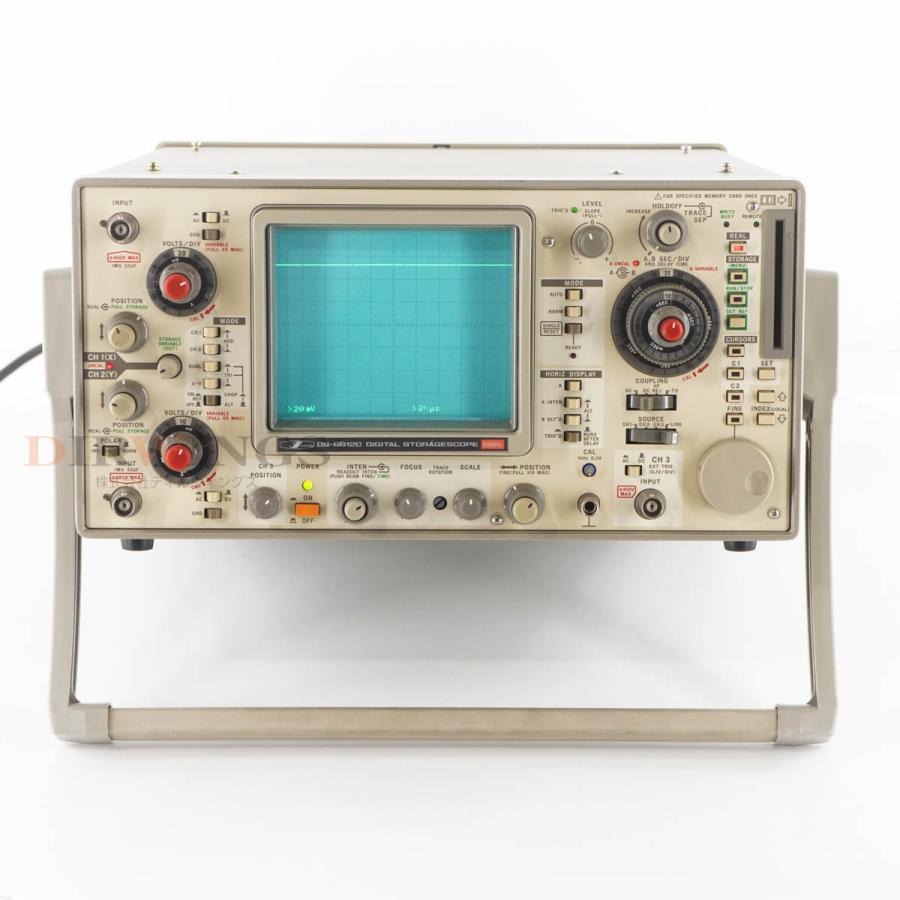 [DW]USED 8日保証 IWATSU DS-6612C DIGITAL STORAGESCOPE デジタルストレージスコープ 60MHz ...