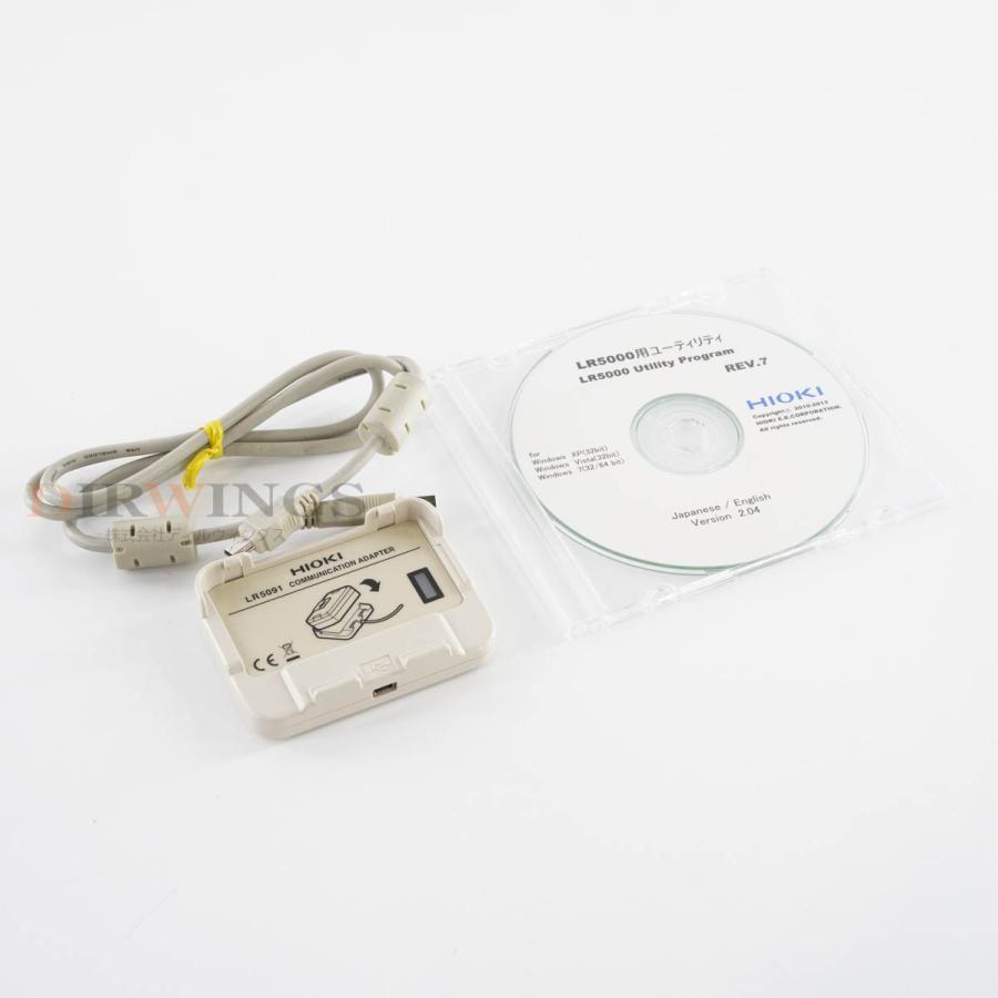 [DW]USED 8日保証 HIOKI LR5091 COMMUNICATION ADAPTER 通信アダプター データミニLR5000s ...