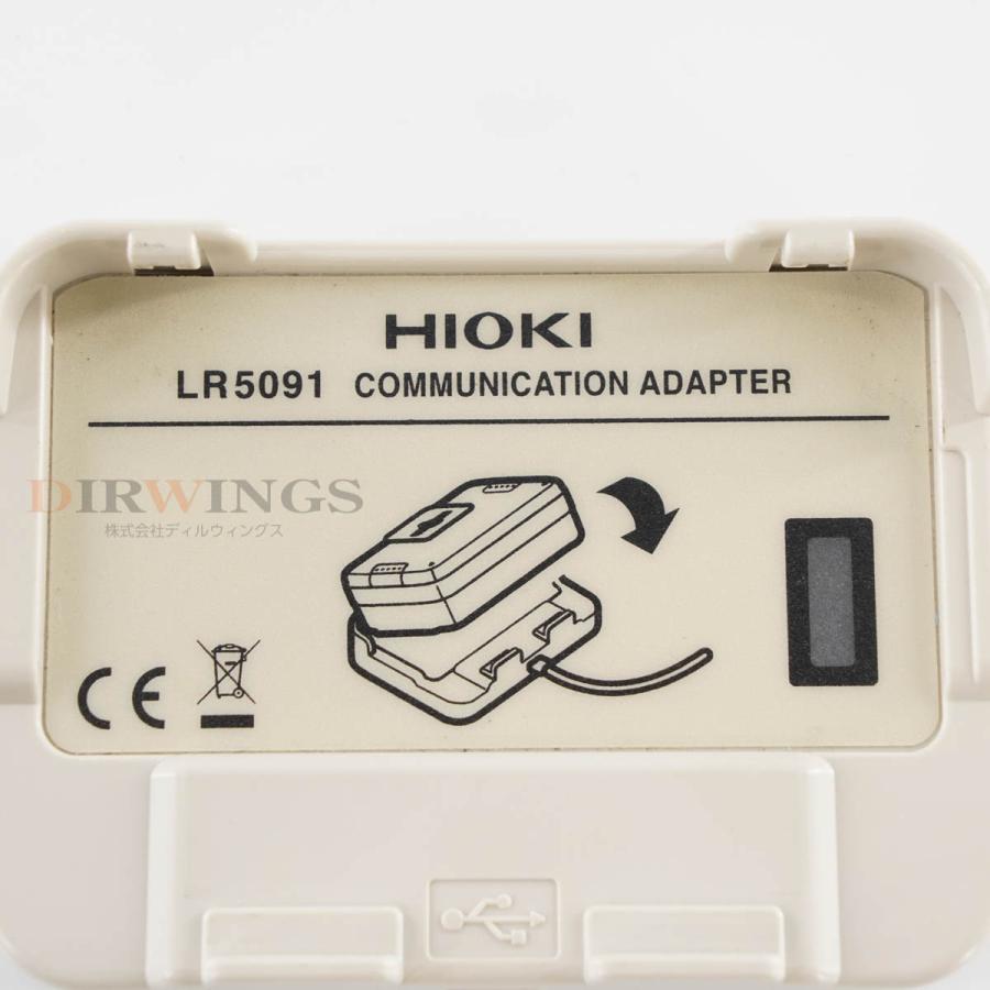 [DW]USED 8日保証 HIOKI LR5091 COMMUNICATION ADAPTER 通信アダプター データミニLR5000s ...